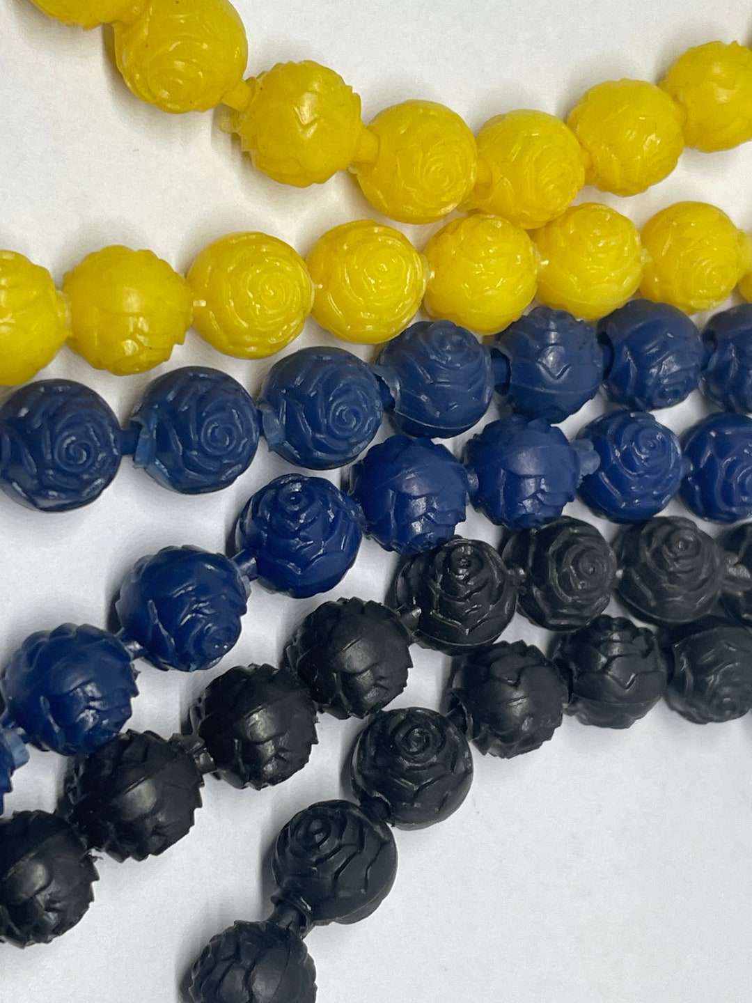 Original 1960's Pop It Beads Flower Design 20inch Necklace - Etsy