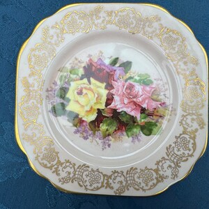 Rare Stanley Bone China Side Plates Roses - Etsy