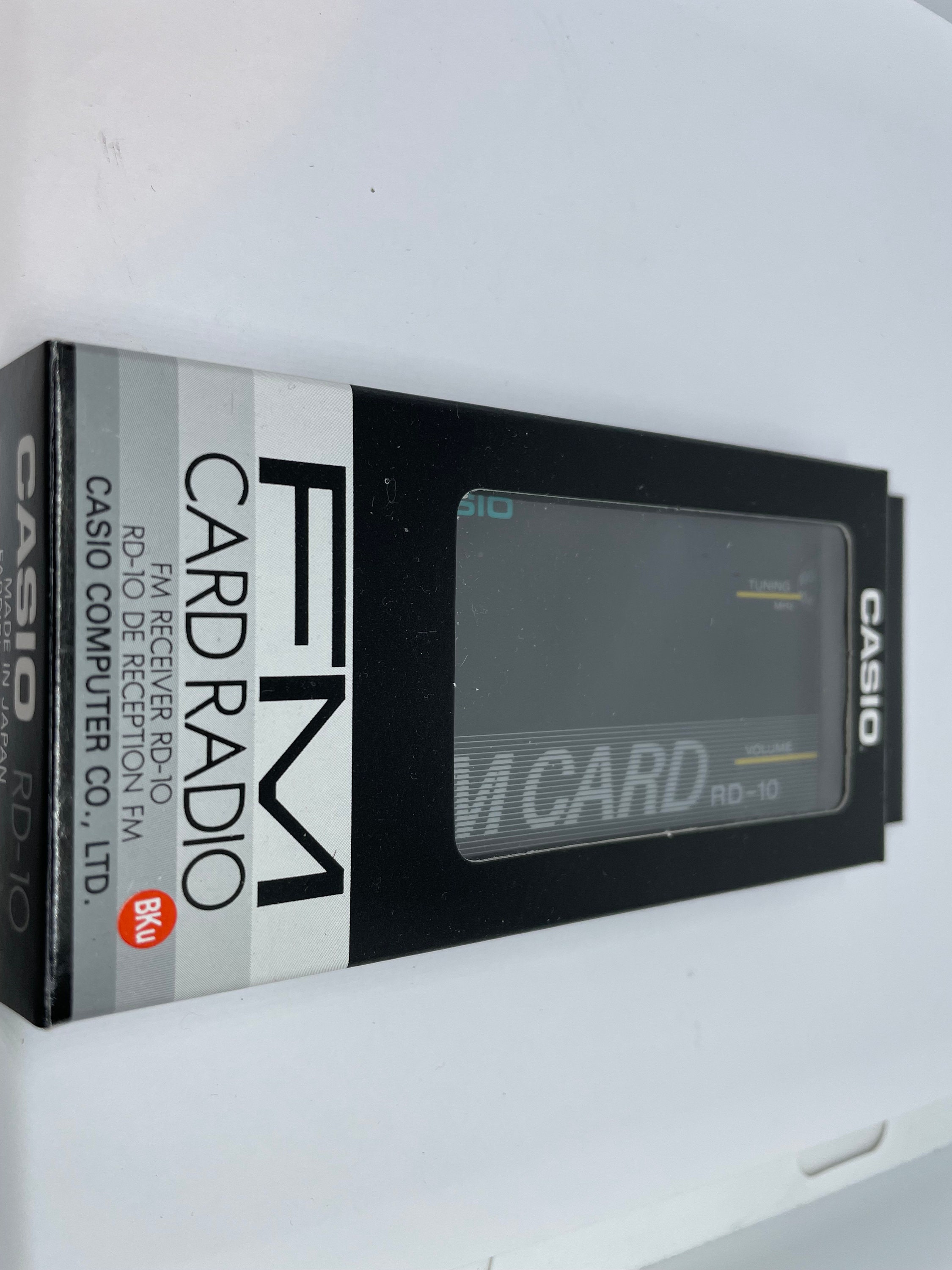 Casio FM Card Radio RD-10 New Old Stock - Etsy