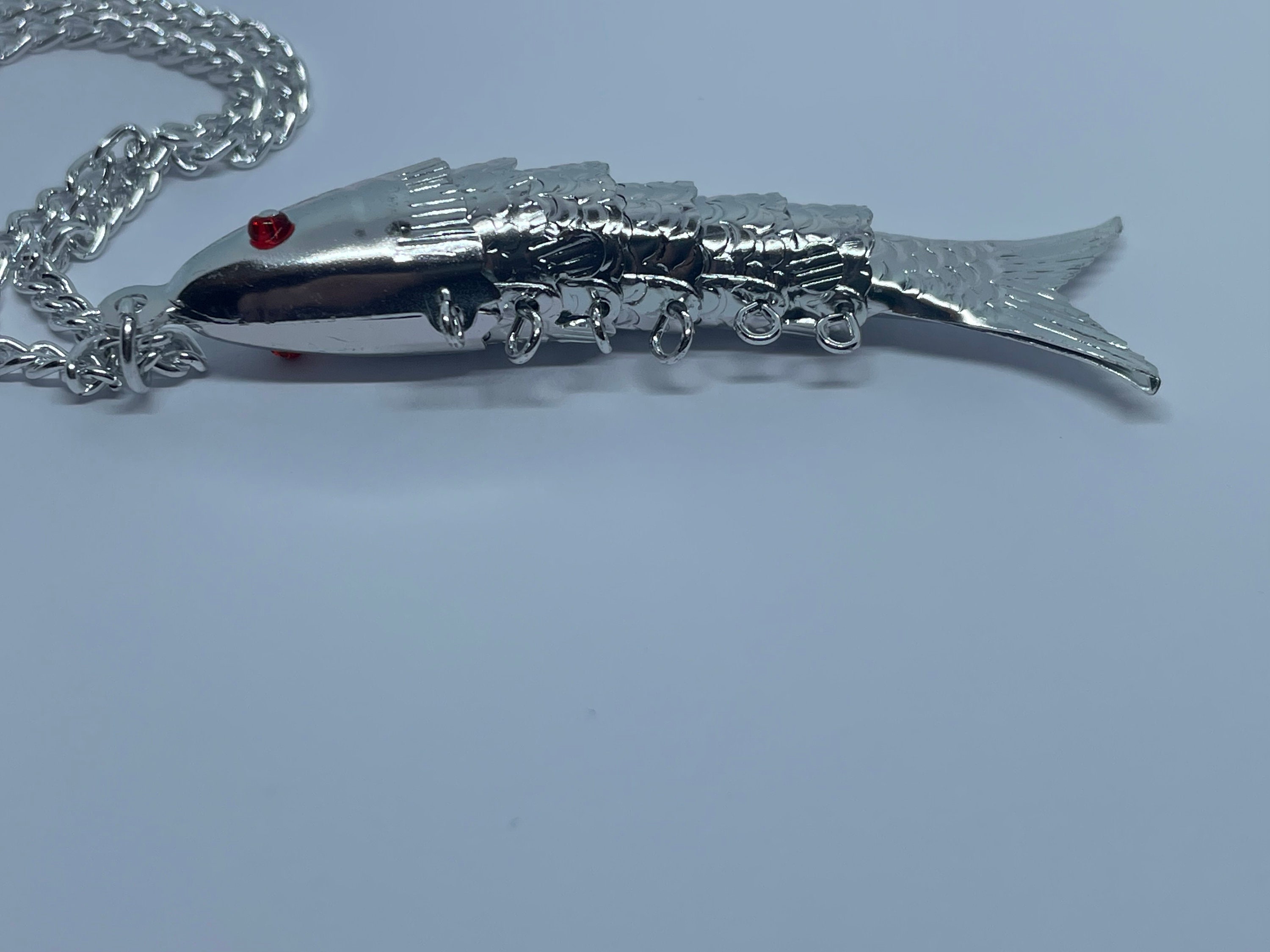 Vintage Articulated Fish Pendant Light Weight 18 Inch or 30 Inch - Etsy