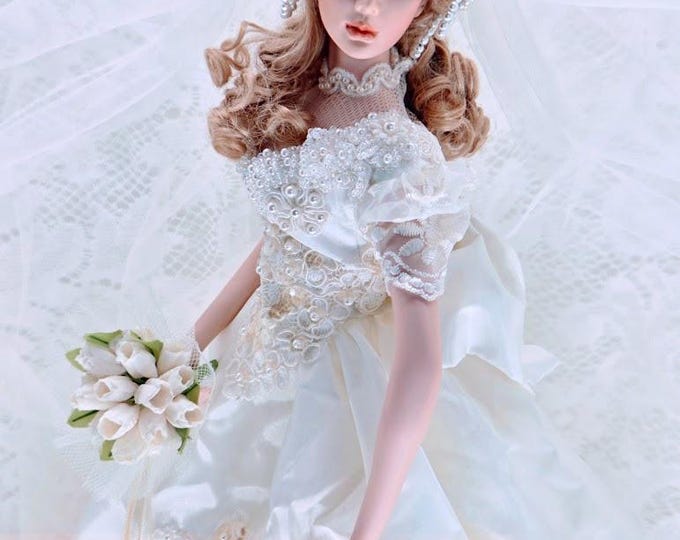 No Reserves Eilidh Haunted Doll ~ 20" Franklin Mint Bride Vessel ...