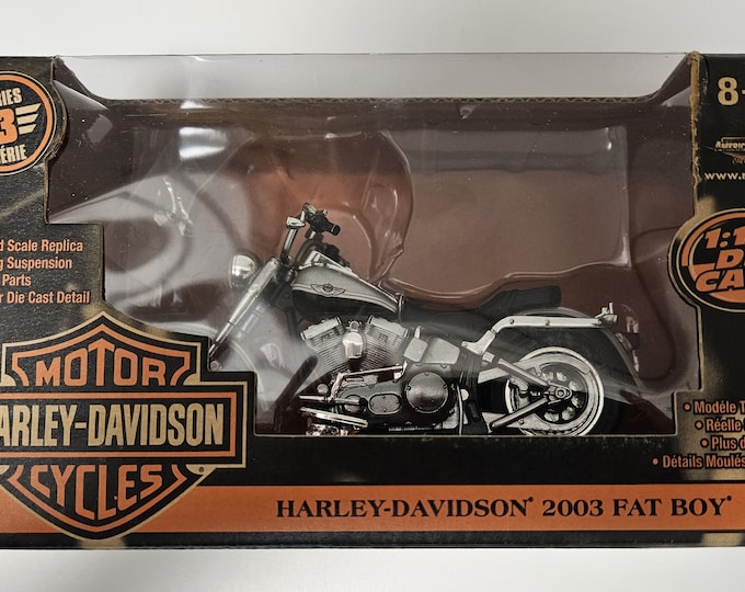 Fat Boy 2003 Harley Davidson Motorcycle 1:18 Scale Diecast by ERTL - Etsy
