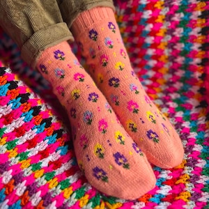 DIGITAL ITEM -charlottes Flower Garden Sock Set - Etsy