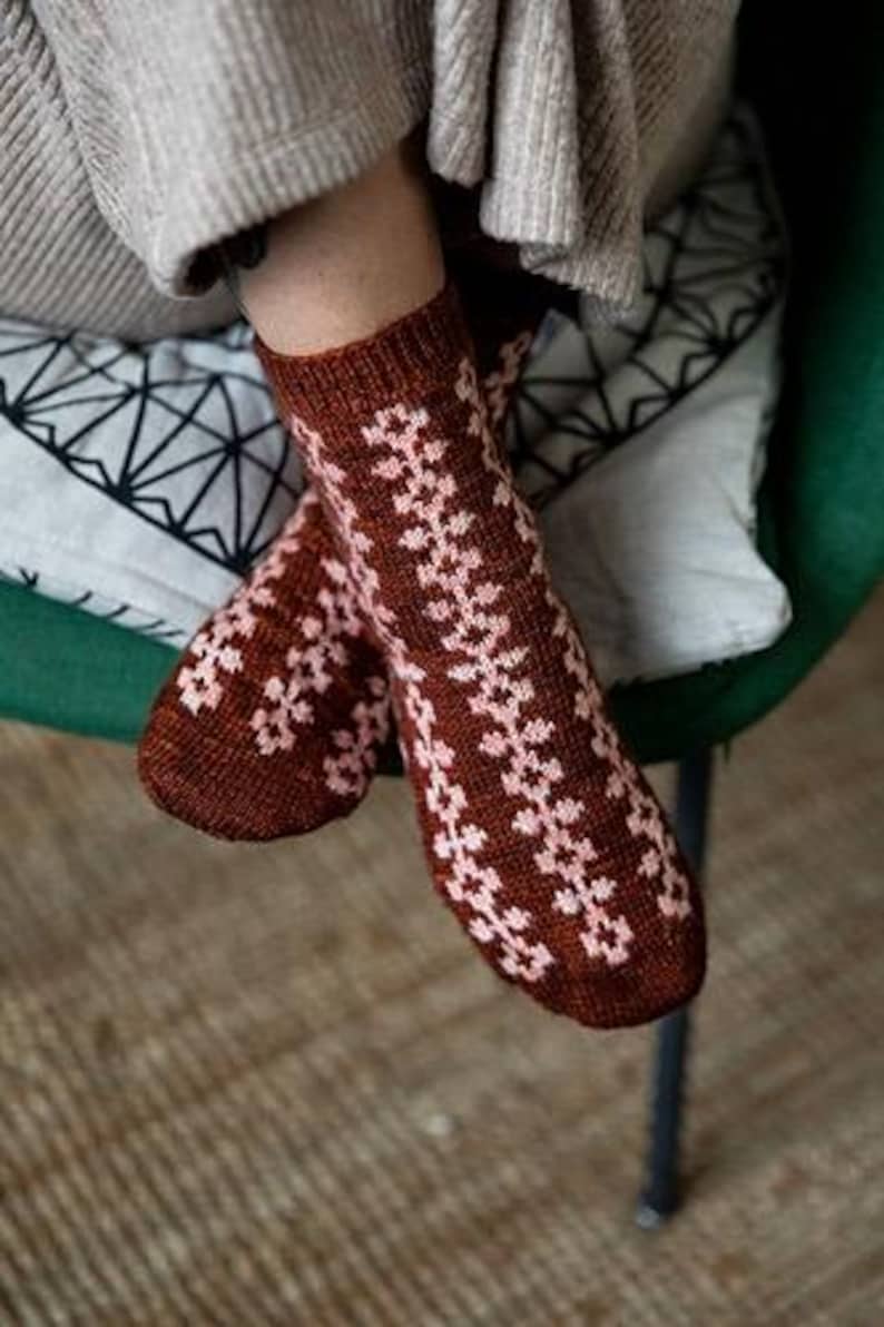 DIGITAL ITEM - Joyce Socks Knitting Pattern - Etsy