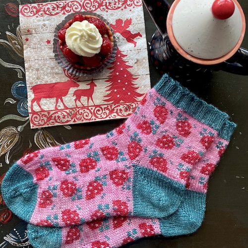 DIGITAL ITEM Rad Radish Socks Knitting Instructions - Etsy