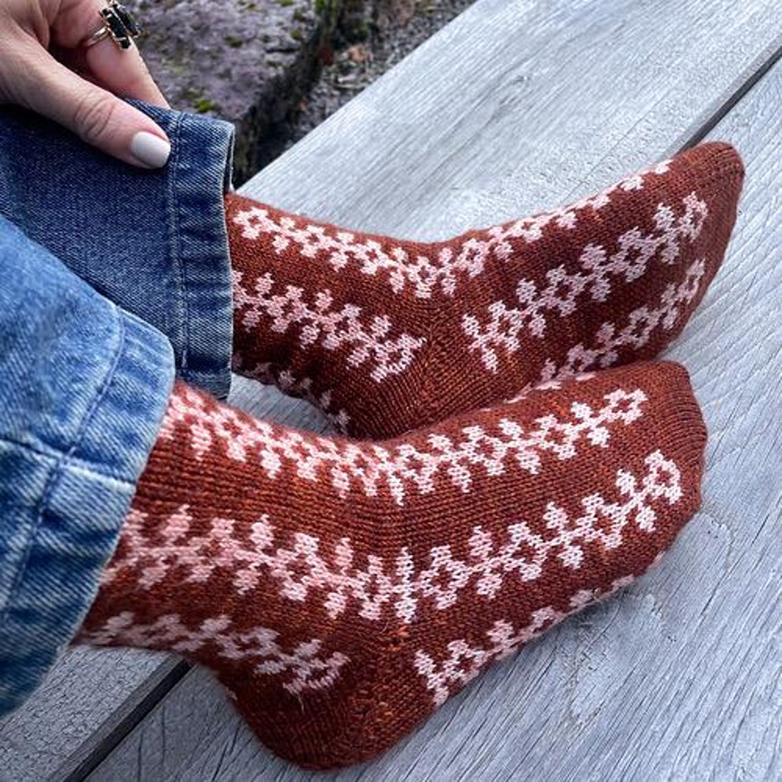 DIGITAL ITEM - Joyce Socks Knitting Pattern - Etsy