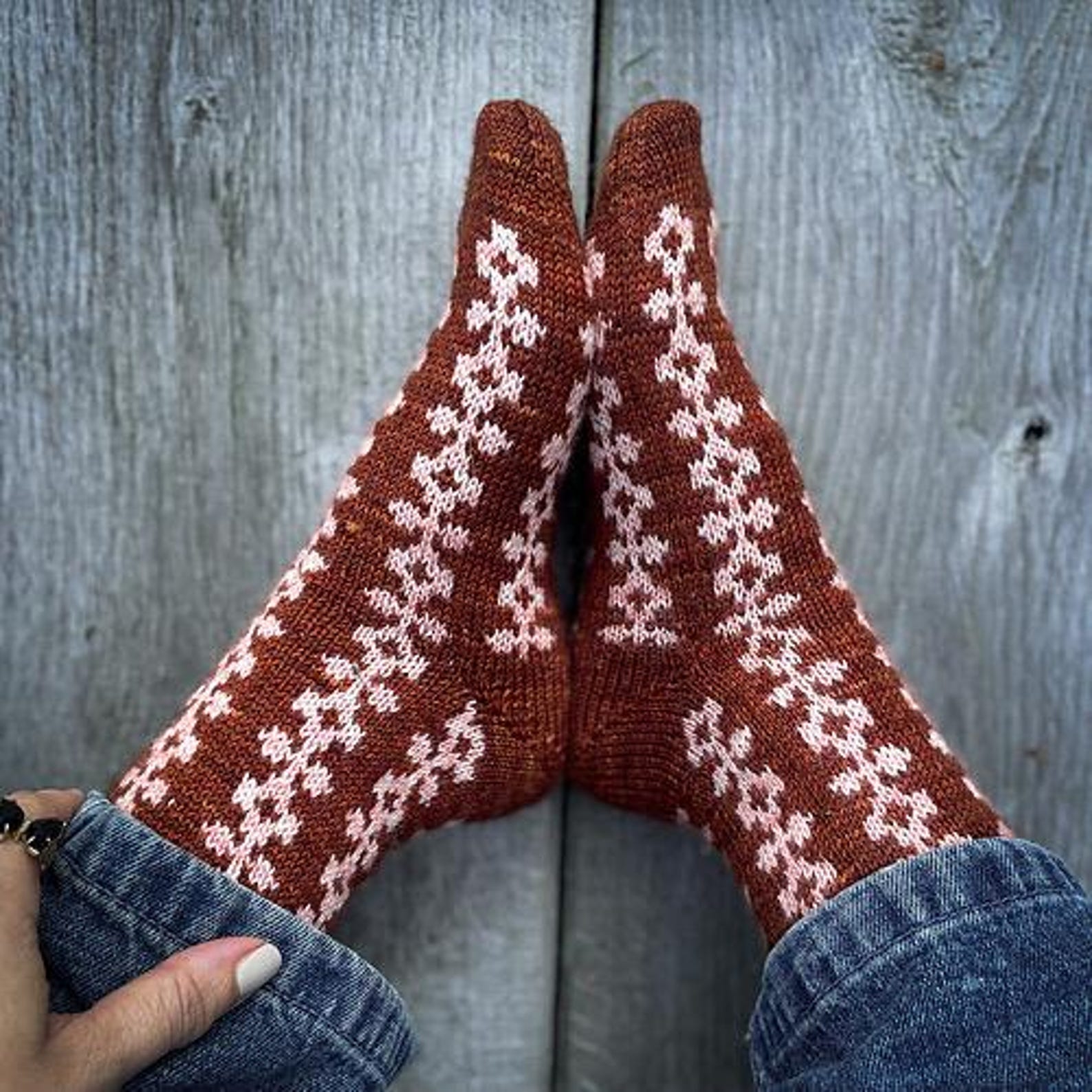 DIGITAL ITEM - Joyce Socks Knitting Pattern - Etsy