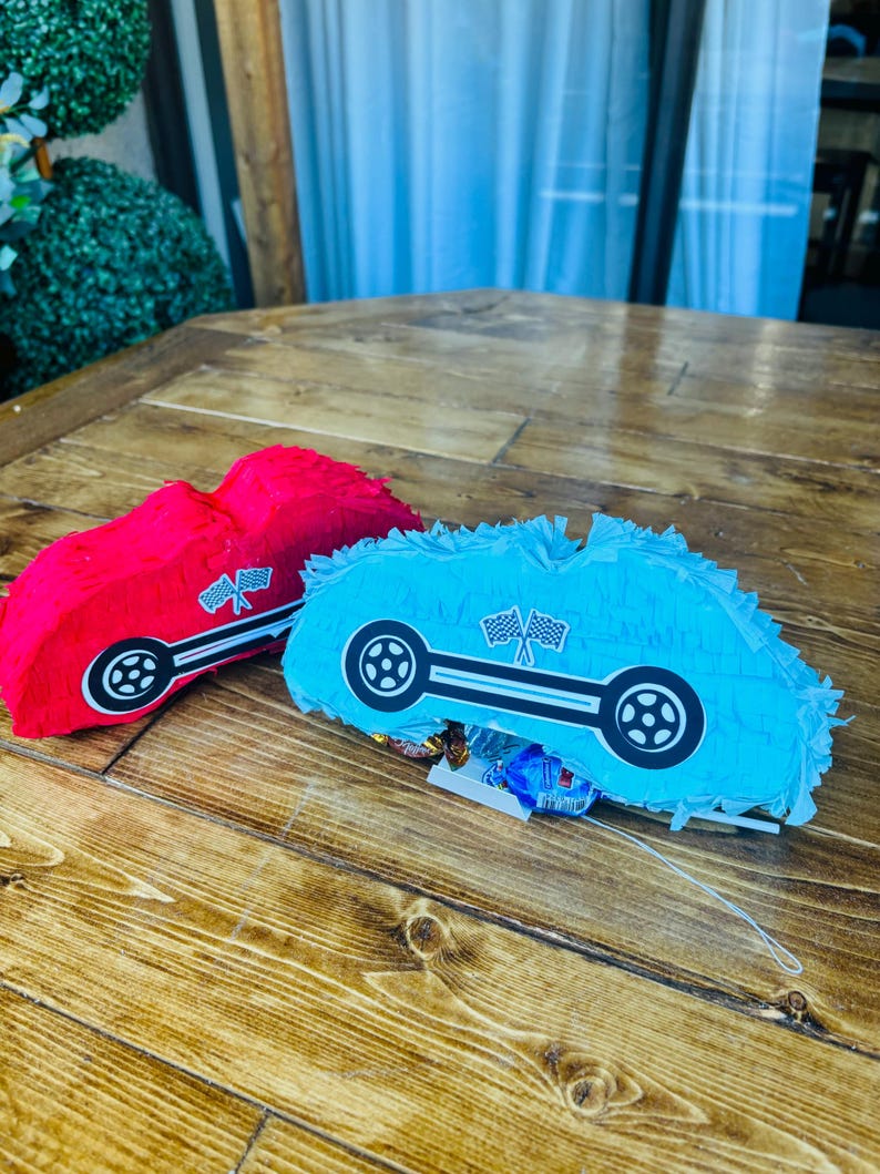 8 Mini Piñata Racing, Formula 1, the Cars Theme Personalized First ...