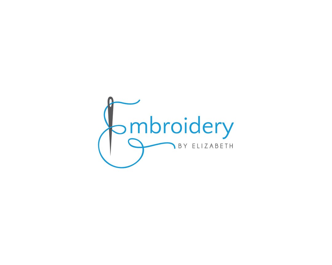 Embroidery Logo Sewing or Crafting Letter Custom Logo - Etsy Singapore