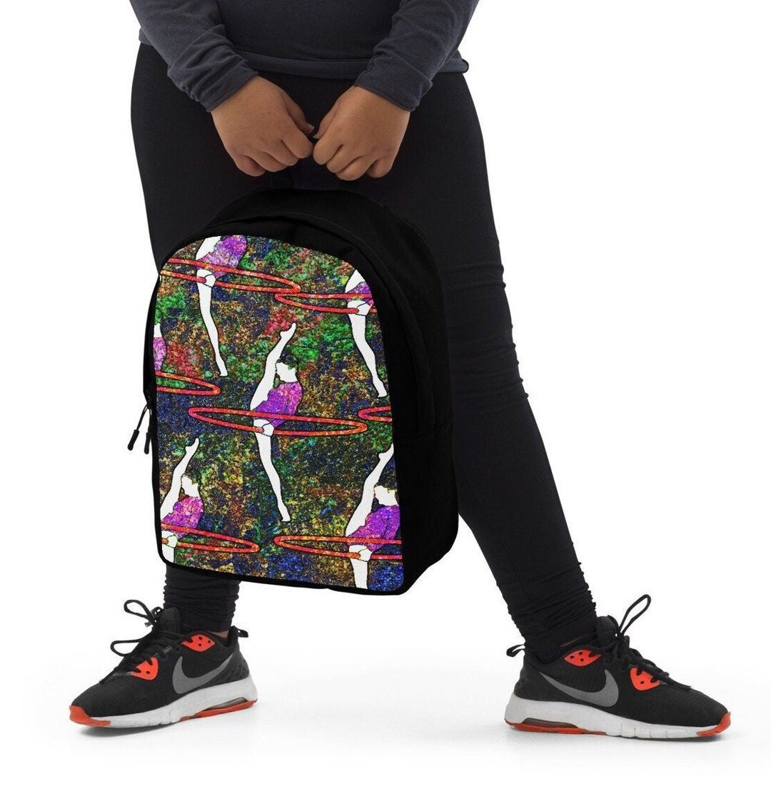 Gymnastics Hula Hoop Dance Backpack for Girls Boys Mens Womens School ...