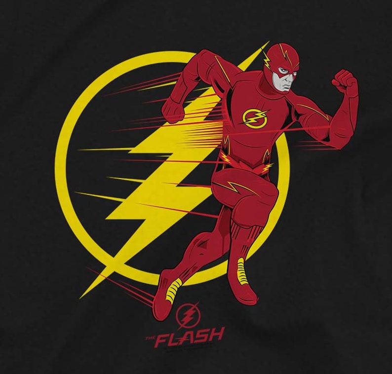 The Flash Running Emblem Outline Children's Unisex T-Shirt | Etsy