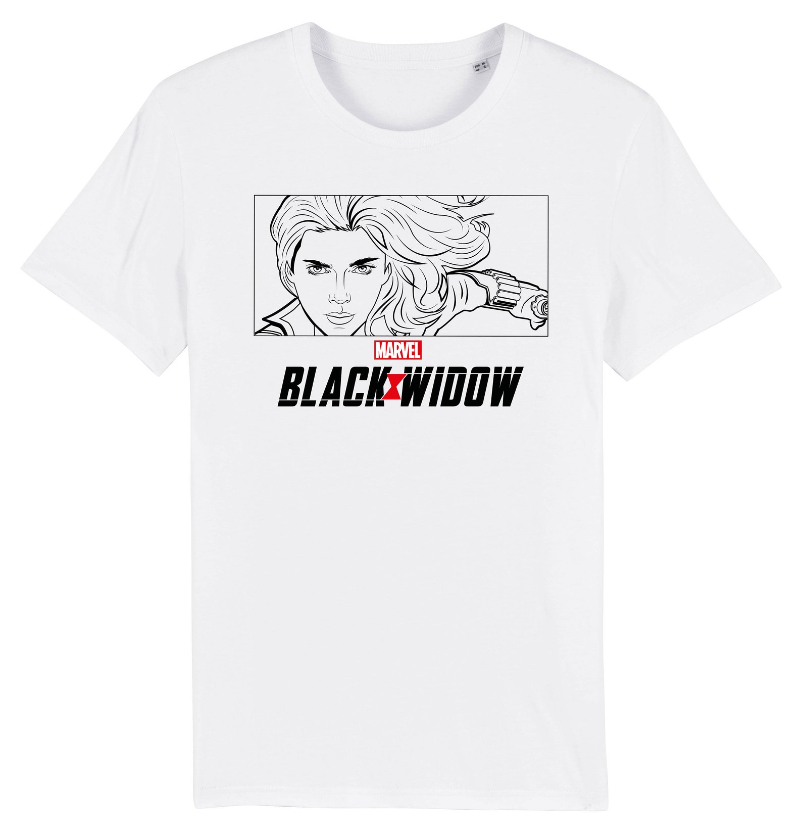 Marvel Studios Black Widow Outline Character Art and Logo | Etsy