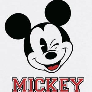 Mickey Mouse Wink Men's T-shirt - Etsy