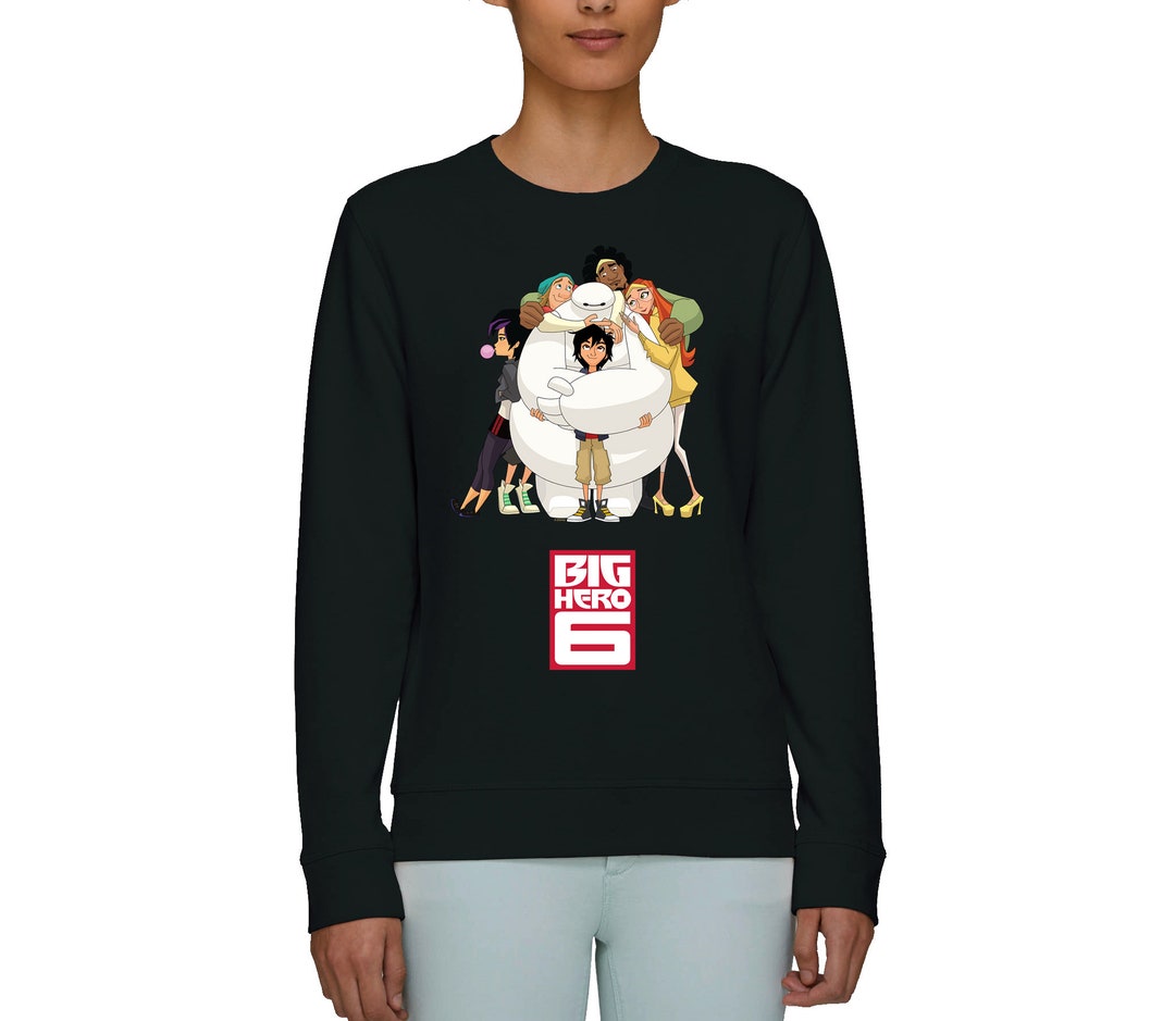 Disney's Big Hero 6 Group Hug Adults Unisex Black - Etsy