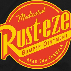 Disney Pixar Cars Rust-eze Logo Camiseta para hombre - Etsy México
