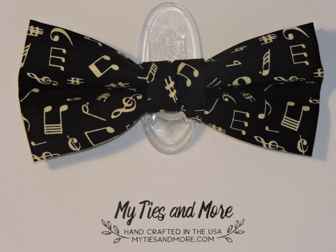 Music Note Bow Tie - Etsy