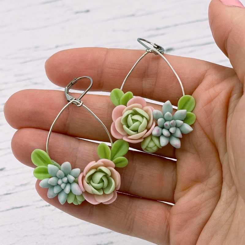 Mint Earrings - Etsy