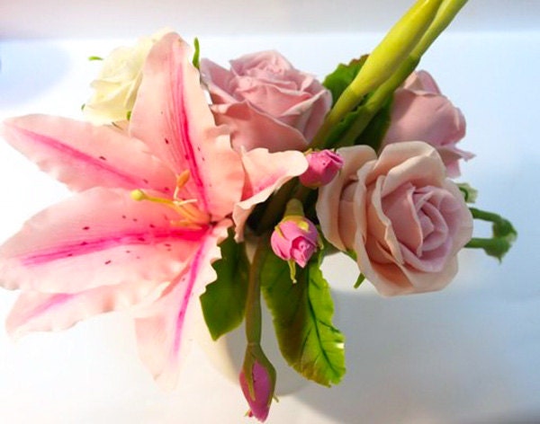 Small Flower Arrangement Dining Table Decor Handmade - Etsy