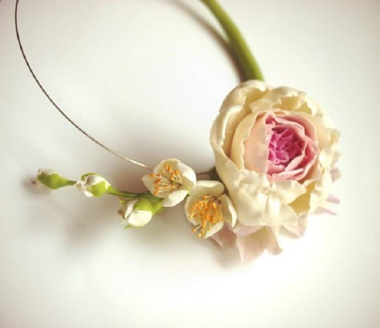 Jewelry Set With Roses Flower Wedding Women Accessories - Etsy