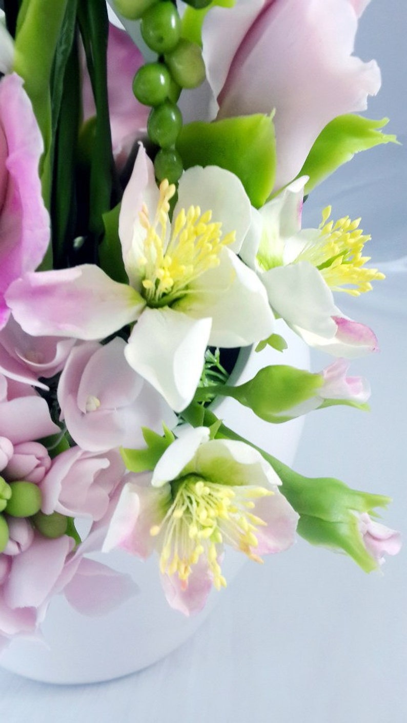 Flower Arrangements Home Decor Bouquet of Roses and - Etsy