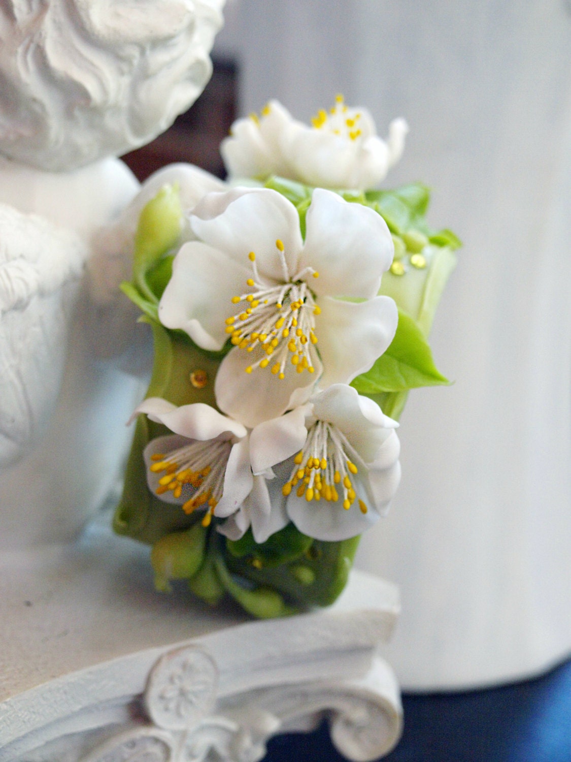Flower bracelet apple blossom cute gift for sister present | Etsy
