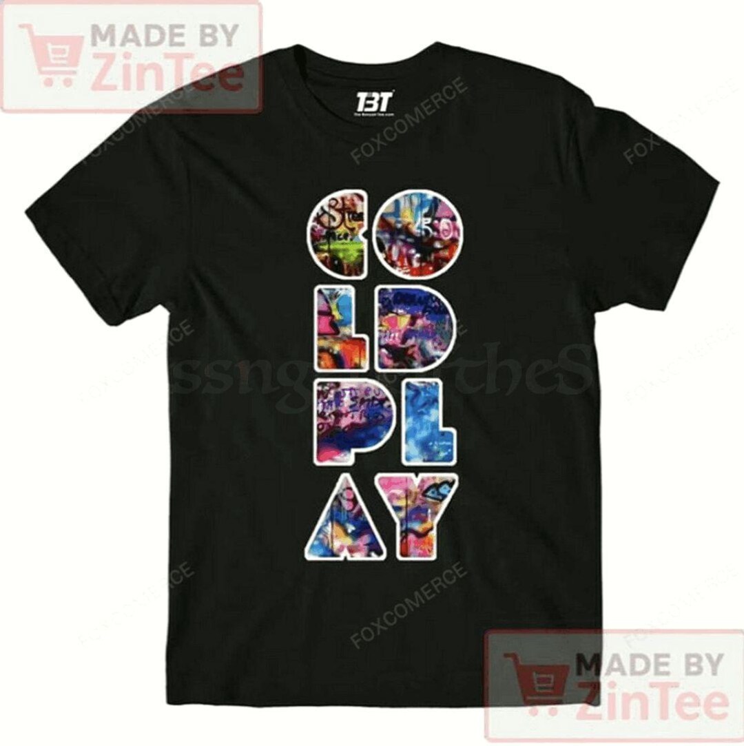 Vintage Coldplay Tour 2025 Shirt Music of the Spheres Graphic Tee - Etsy