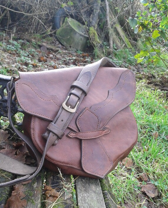 The 'millicent' Leather Shoulder Bag. Hand-stitched - Etsy UK