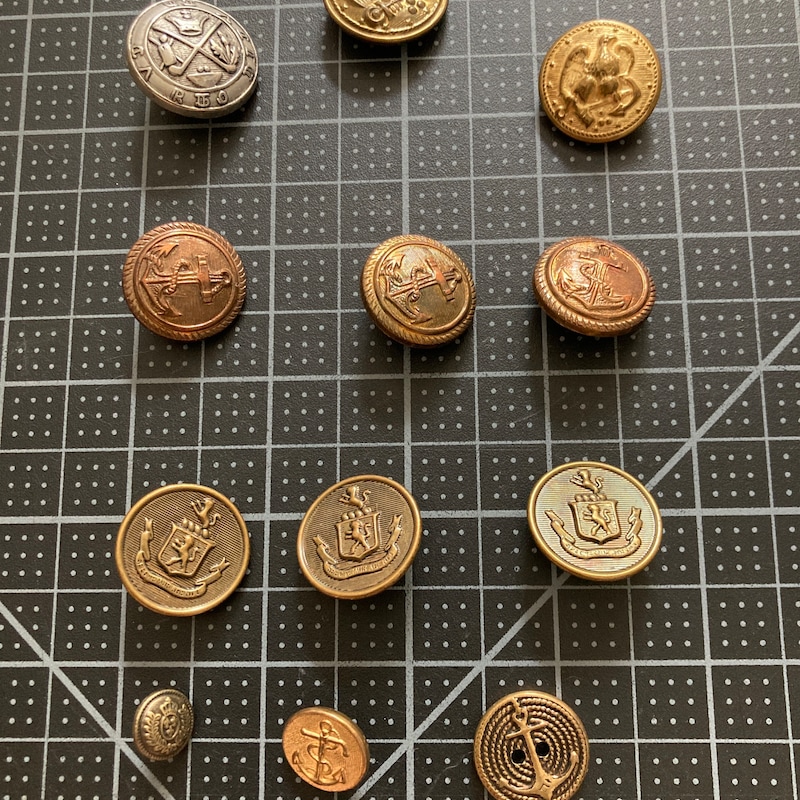 Metal Buttons - Etsy