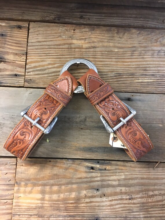 Tooled Leather Hobbles-Handmade Leather Hobbles-Handmade | Etsy