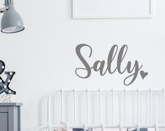 Custom Name Decal, Name Wall Sticker, Make Your Own, Design Your Own ...