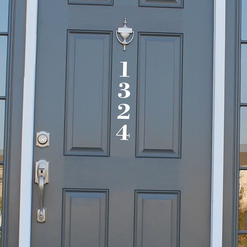 House Number Decal - Etsy