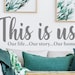 This is Us Wall Sticker Decal Quote, Wording Vinyl Adhesive Decor DIY ...