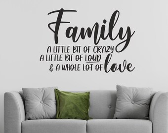Family Wall Sticker | Etsy