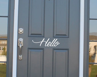 Please Knock Door Sticker Decal Adhesive Vinyl Word - Etsy