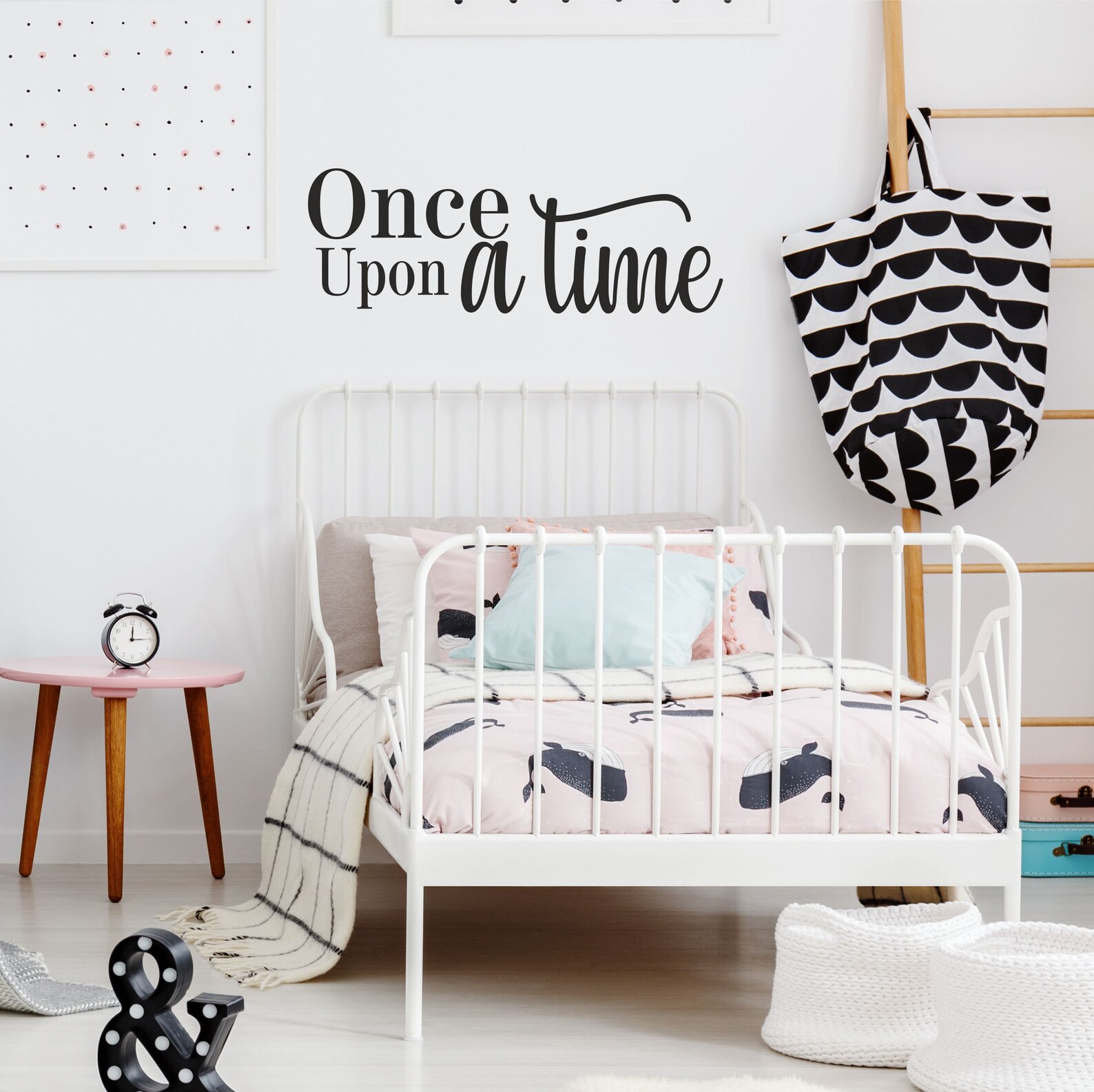 Once Upon A Time Wall Sticker Decal Vinyl Stencil Word Quote | Etsy