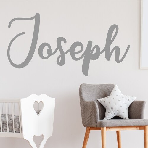 Personalized Name Wall Decal Custom Wall Sticker Nursery - Etsy