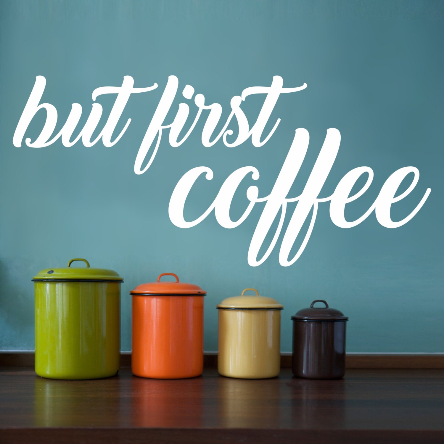 But First Coffee Wall Sticker Decal Vinyl Adhesive for | Etsy