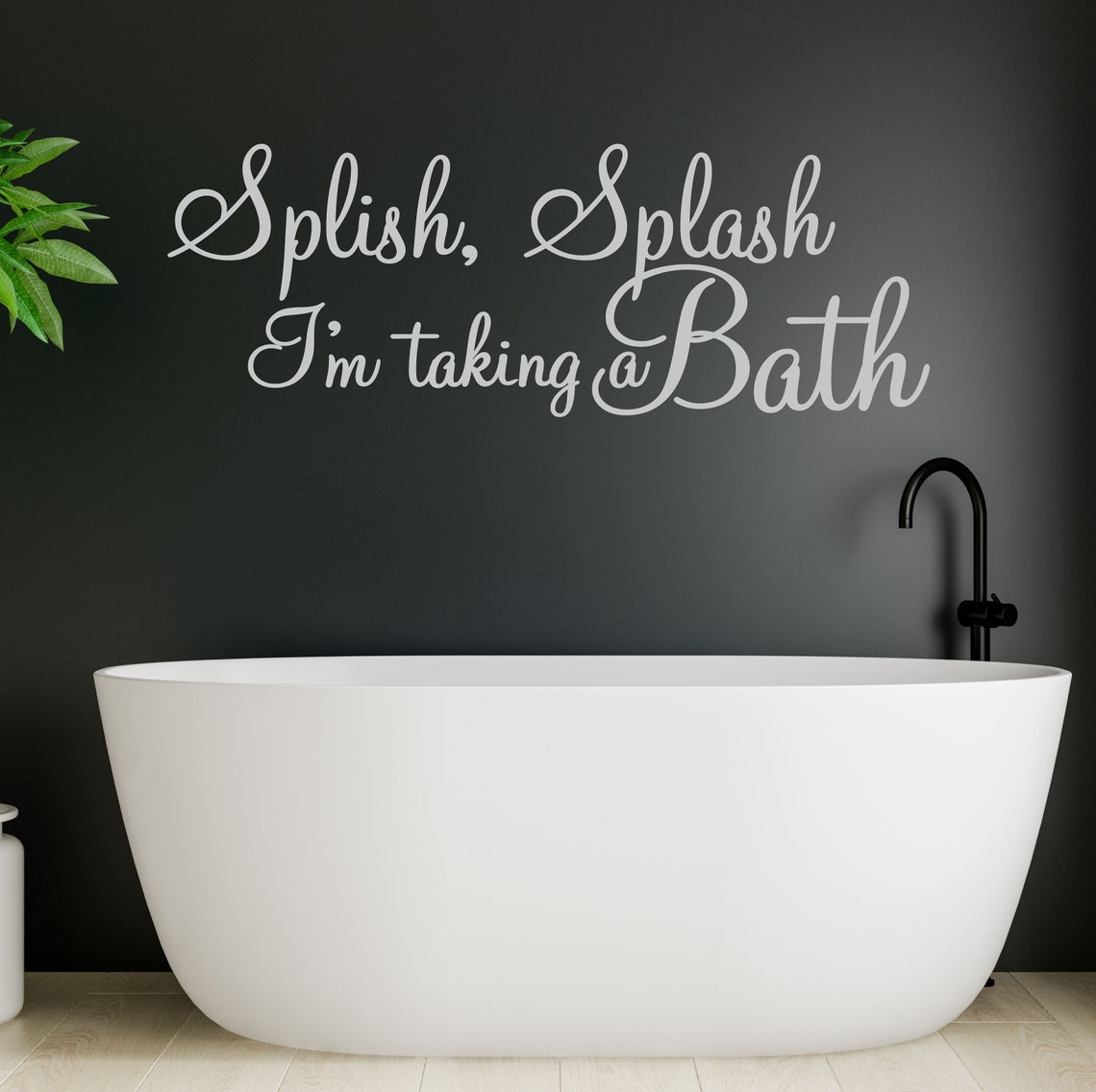 Splish Splash I'm Taking A Bath Bathroom Wall Sticker - Etsy UK