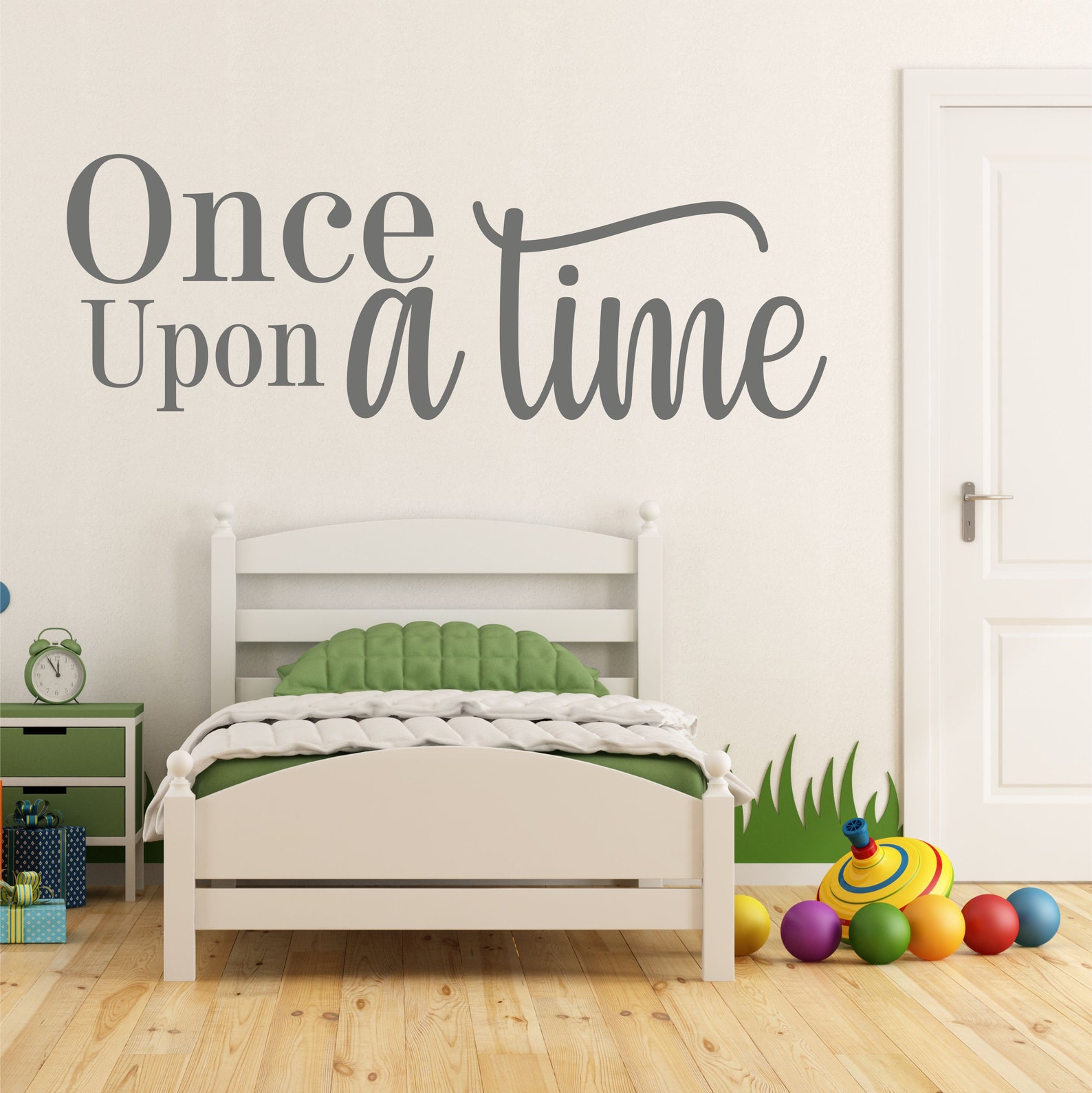 Once Upon A Time Wall Sticker Decal Vinyl Stencil Word Quote - Etsy UK