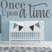 Once Upon A Time Wall Sticker Decal | Vinyl Stencil Word Quote Vinyl ...