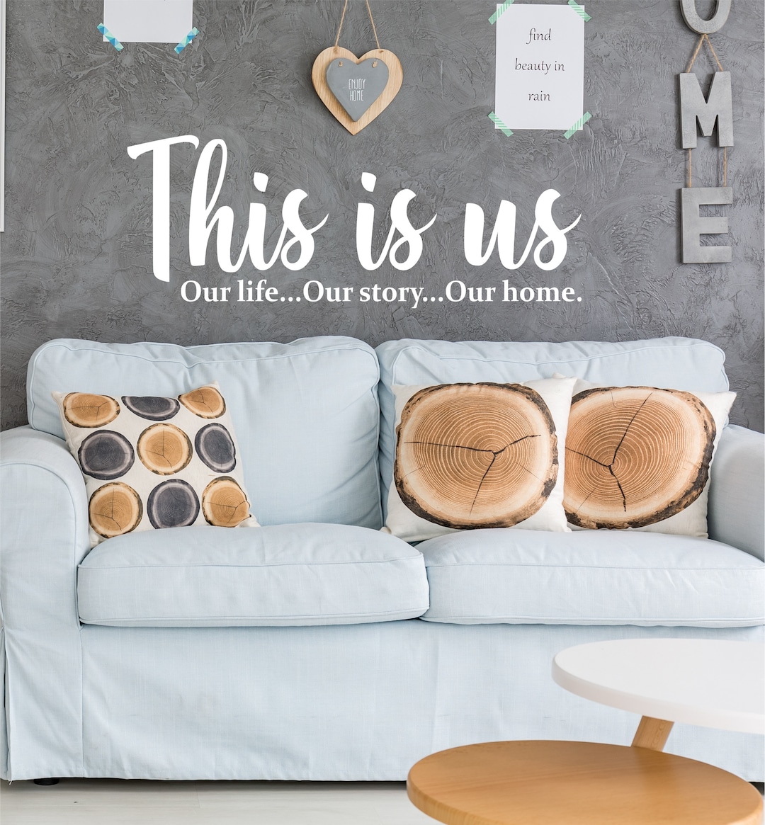 This is Us Wall Sticker Decal Quote, Wording Vinyl Adhesive Decor DIY ...