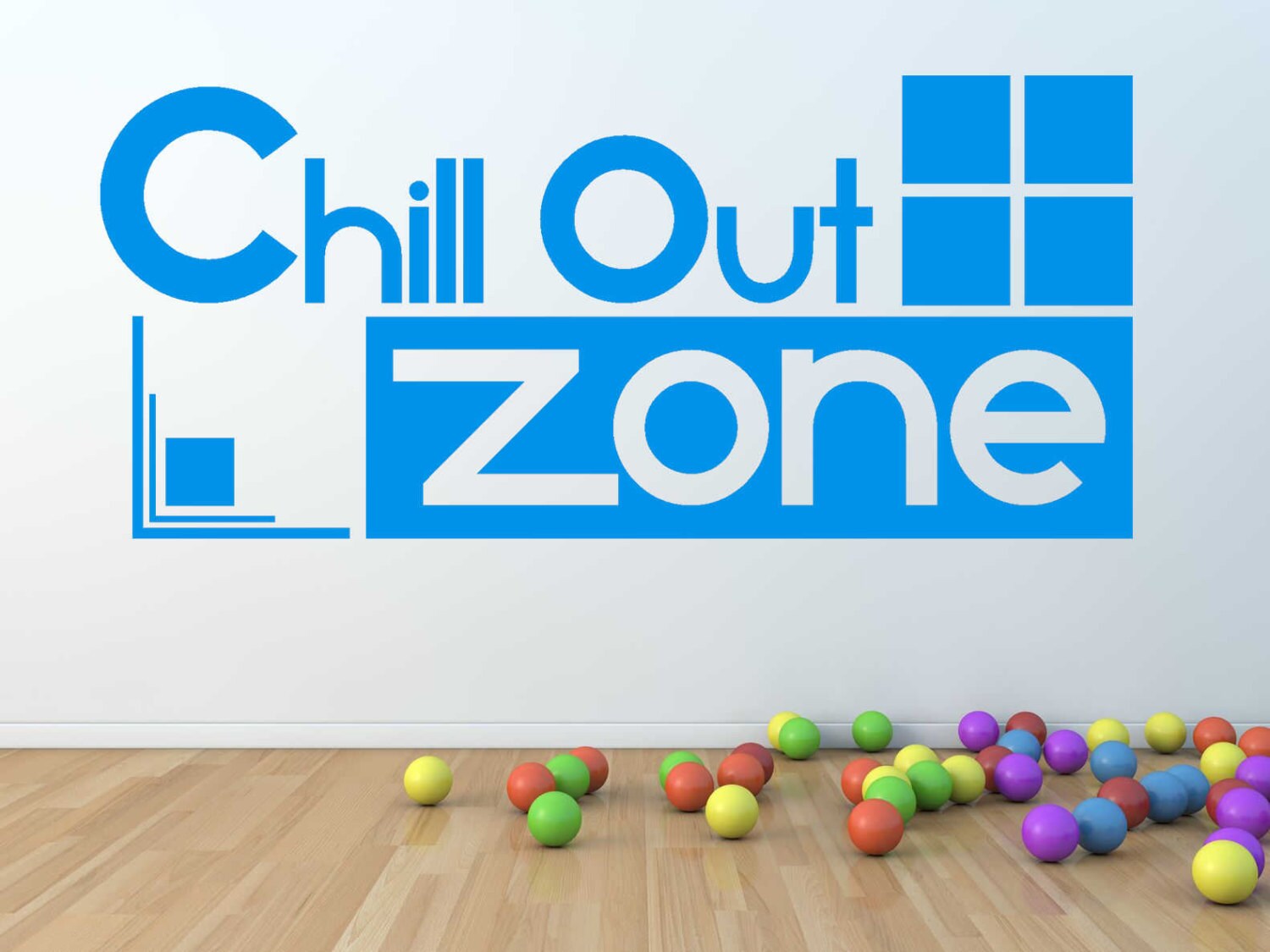 Chill Out Zone Wall Sticker Quote Decal Adhesive Vinyl | Etsy