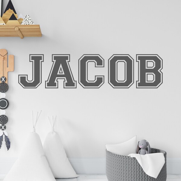 Varsity Letter Decal - Etsy