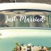 Mr and Mrs Car Wedding Sticker Decal Removable Vinyl Waterproof Bride ...