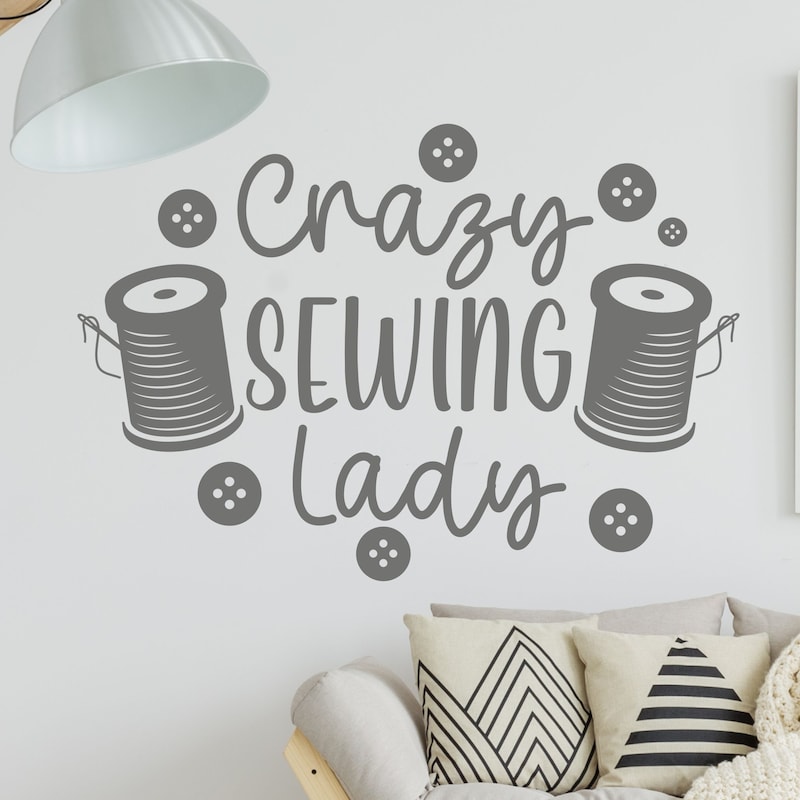 Sewing Wall Decal - Etsy