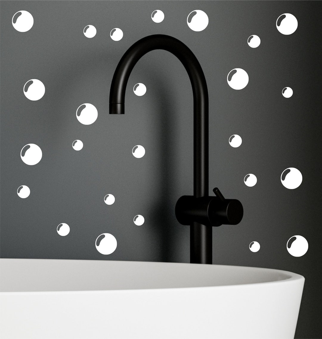 Bubble Wall Tile Bathroom Stickers [pack of 73] - Etsy
