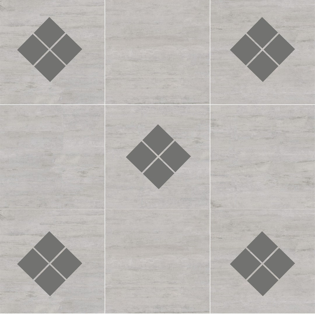 Diamond Square Tile Stickers Decals | Bathroom Toilet Kitchen ...