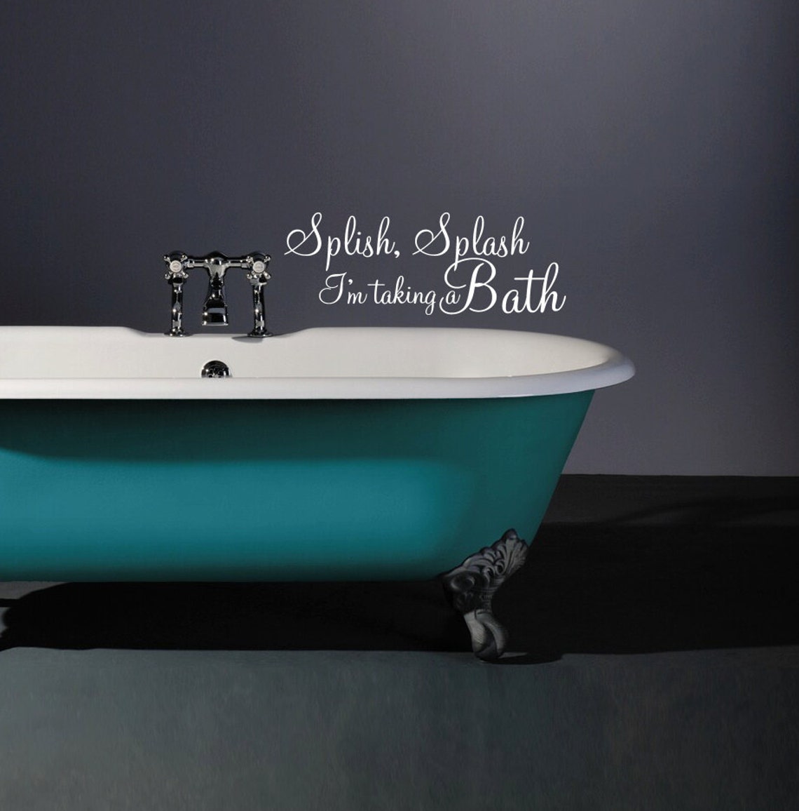 Splish Splash I'm Taking A Bath Bathroom Wall Sticker - Etsy UK