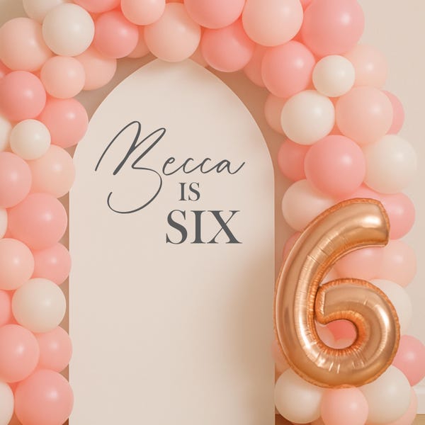 Age Balloon Decal - Etsy UK