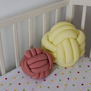 Red Home Decor Knot Pillow Ball Throw Pillows Decorative Pillow Trendy ...